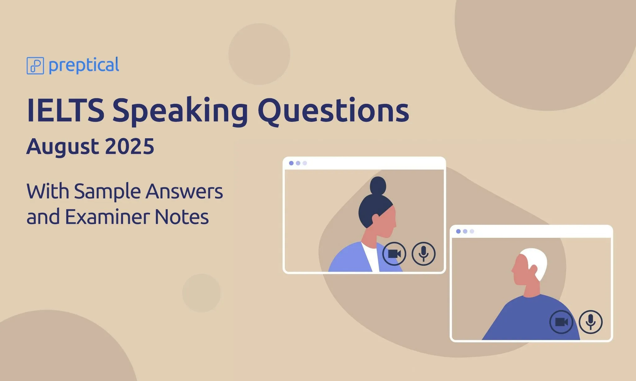 August-September 2025 IELTS Speaking Questions – Sample Answers ...